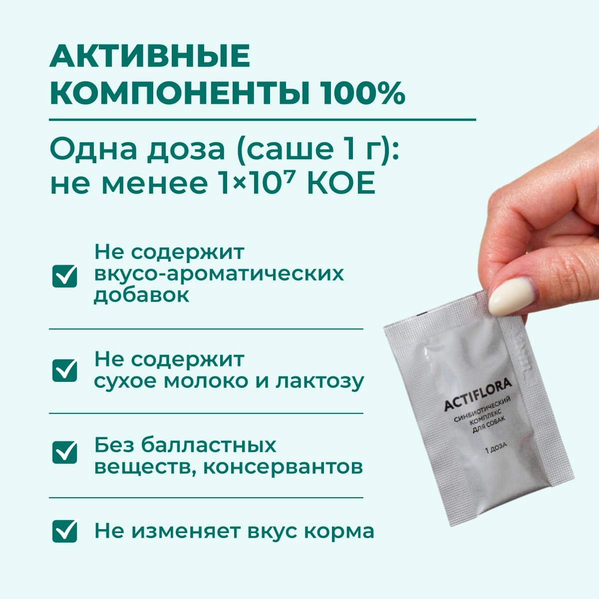 Комплекс пробиотиков и пребиотика для собак АКТИФЛОРА (ACTIFLORA)